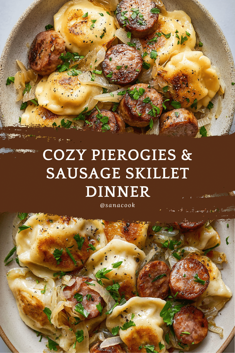 Classic Perogies and Sausage Skillet: Comfort Food Bliss in One Pan