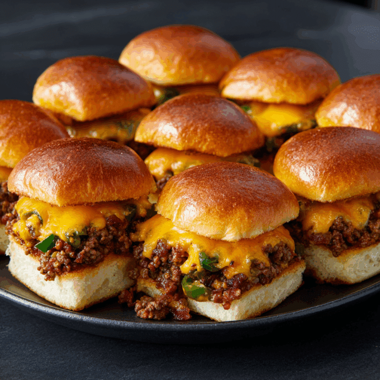 Cowboy Sliders Recipe: Juicy Beef, Cheddar, and Jalapeño Delight