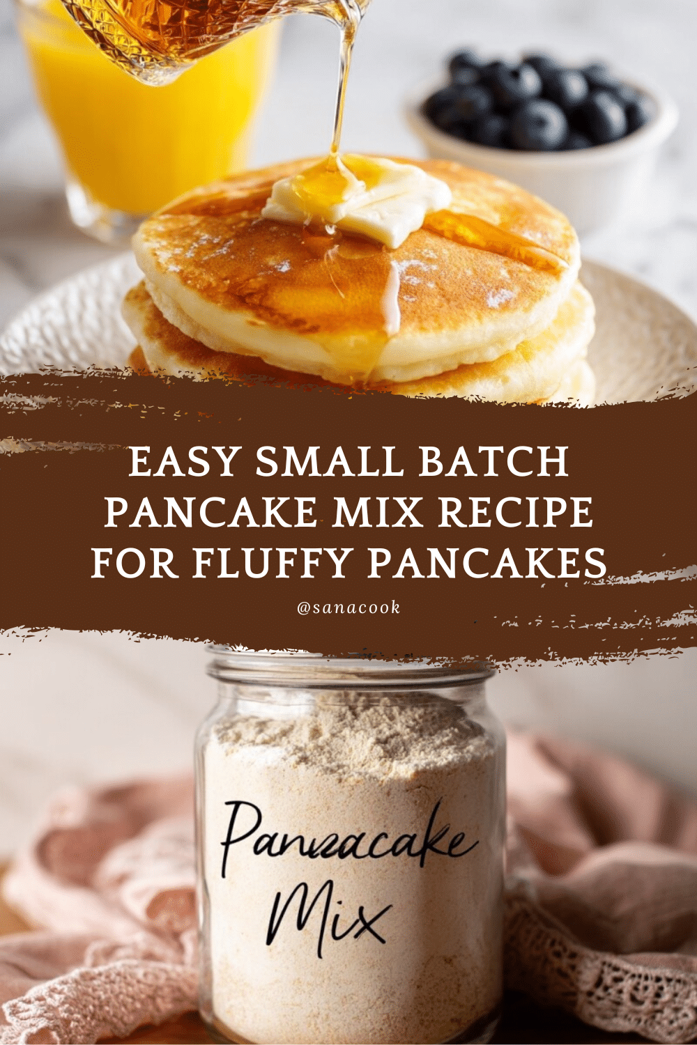 Small Batch Pancake Mix: Quick & Fluffy Breakfast Favorite