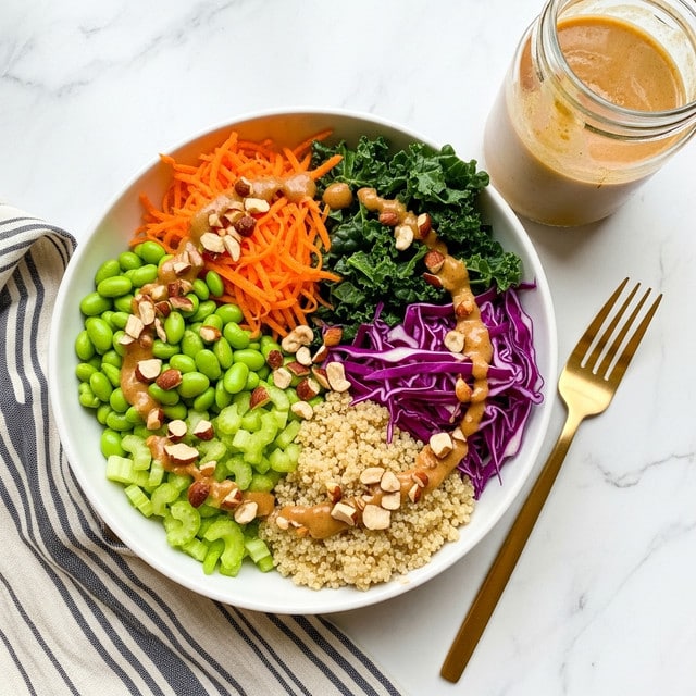 Asian Edamame Peanut Crunch Salad | Vibrant & Healthy