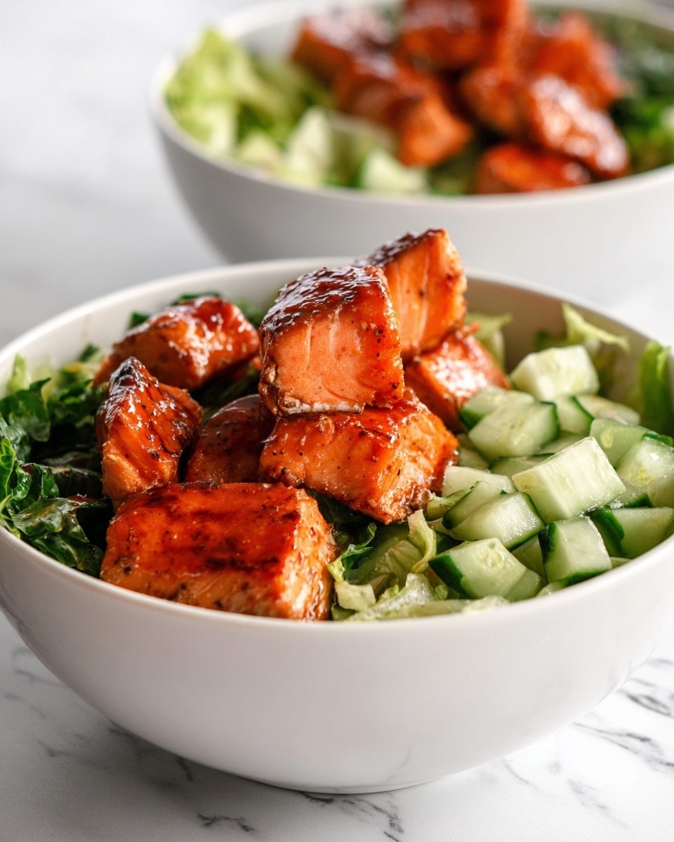 Hot Honey Salmon Bowls with Sriracha Mayo | Flavorful & Quick