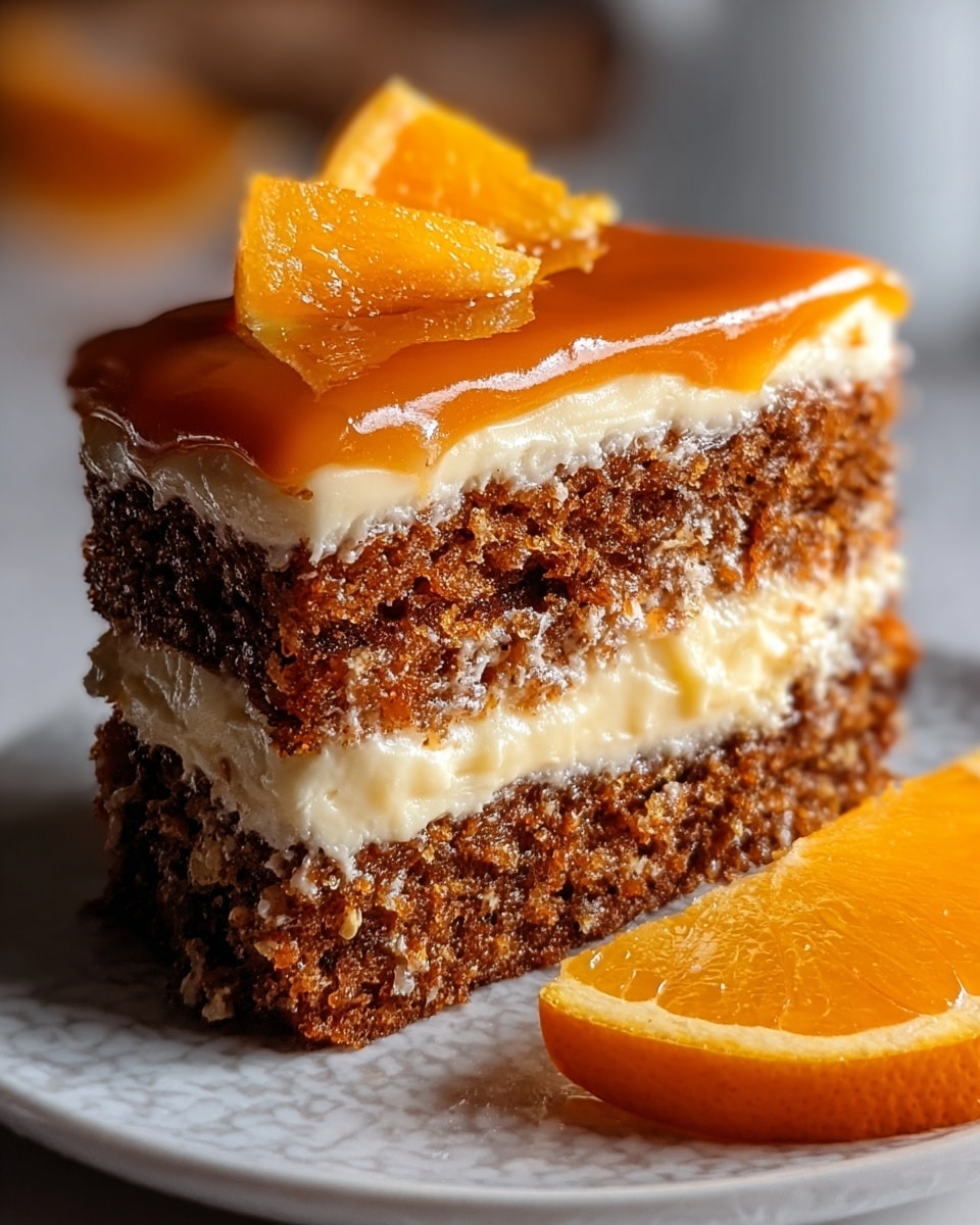 Carrot & Orange Dream Cake: Healthy No Flour No Sugar Delight