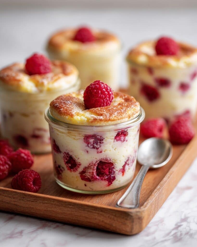Baked Raspberry Cottage Cheese Cups – Healthy High-Protein Breakfast