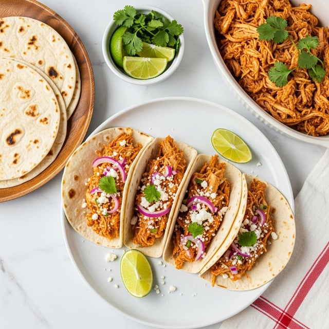 Crockpot Chicken Tacos: Easy & Flavorful Mexican Dinner